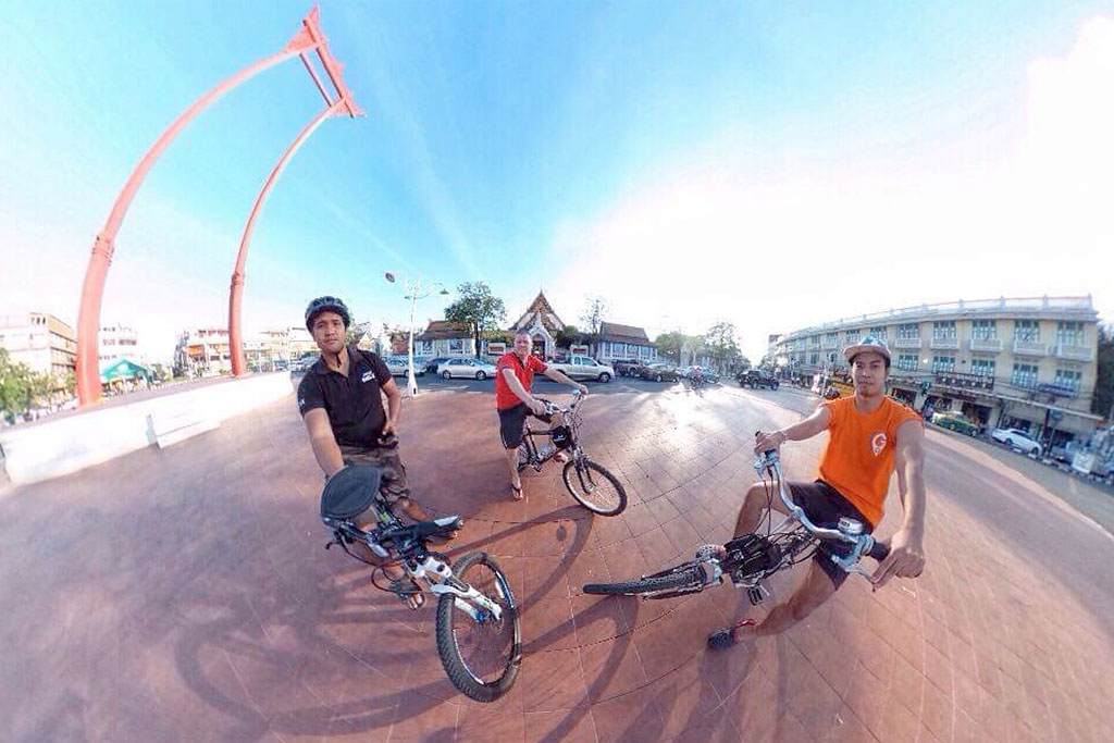 Bangkok Bike Tour video in 360 Free for you - Go Bangkok Tours